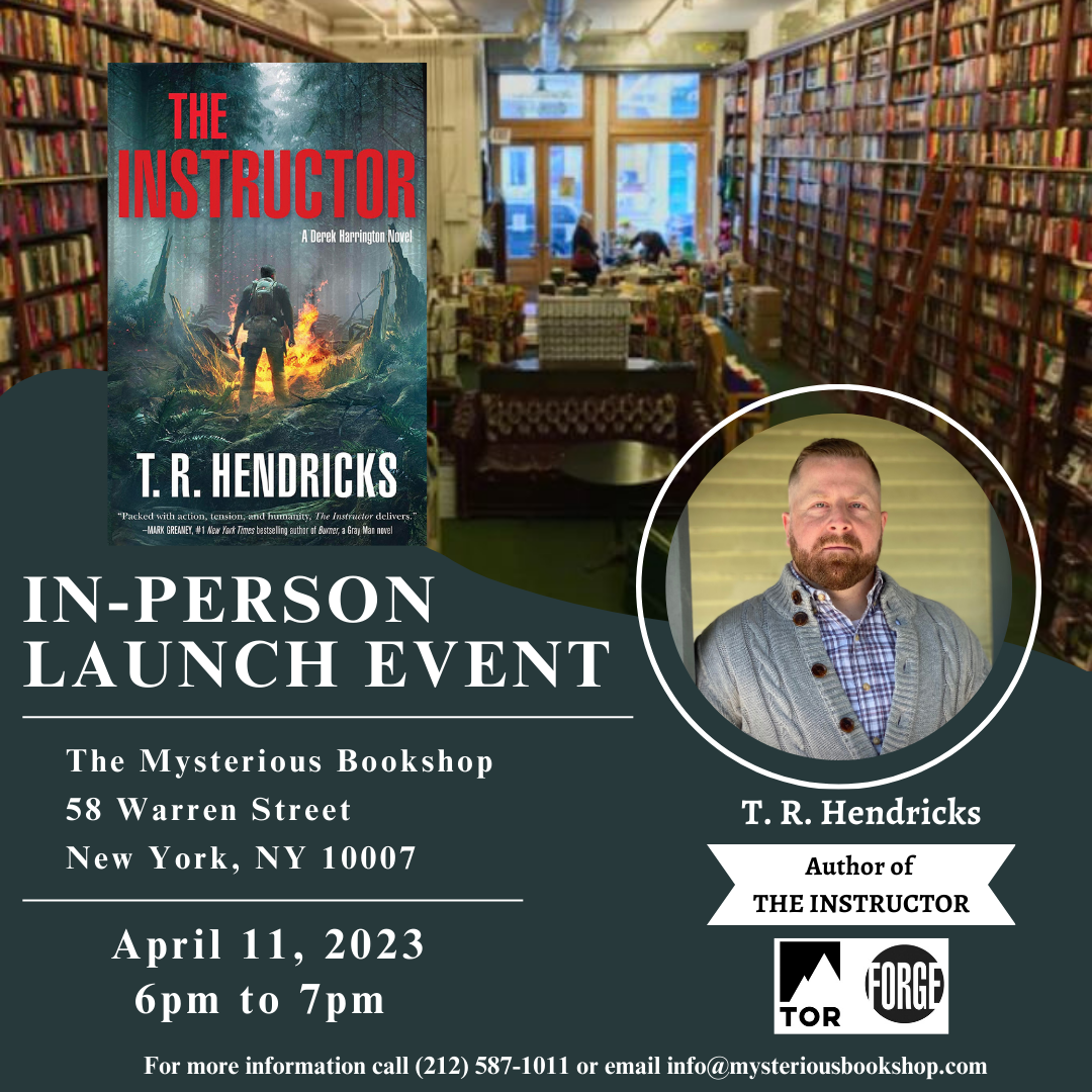 In-Person Launch Event at The Mysterious Bookshop | Tim Hendricks